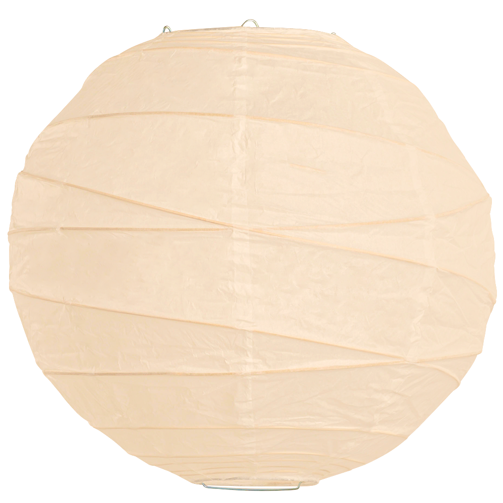Ivory Criss Cross Paper Lanterns