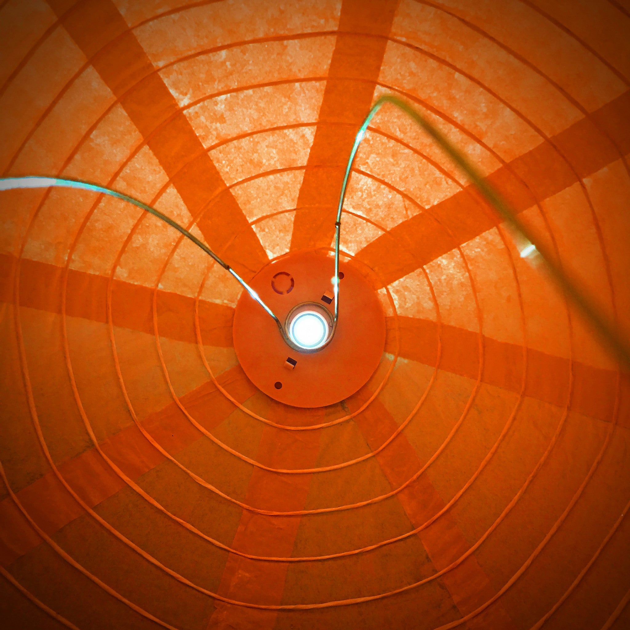 12" Orange Battery Operated LED Paper Lanterns